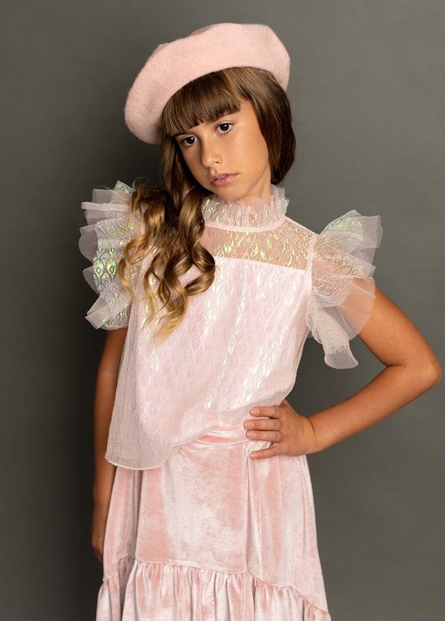 Anouk Top in Mermaid Lace - Joyfolie