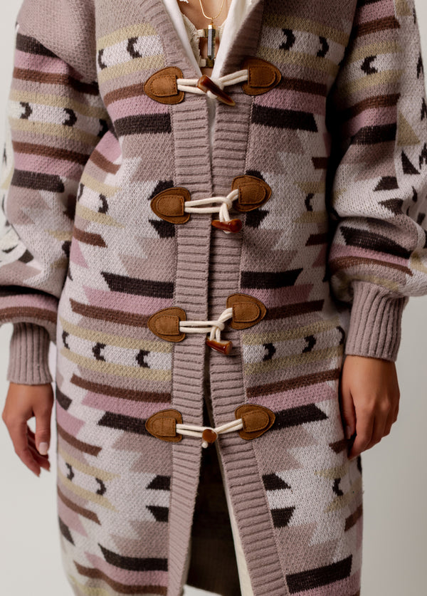 Rianne Sweater in Cream Pattern - Joyfolie