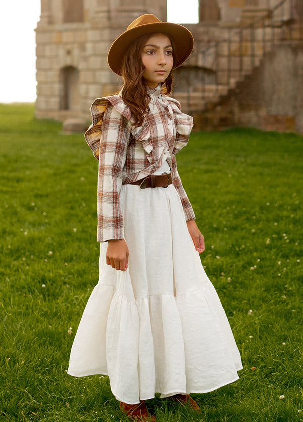 Annabel Skirt in Cream - Joyfolie