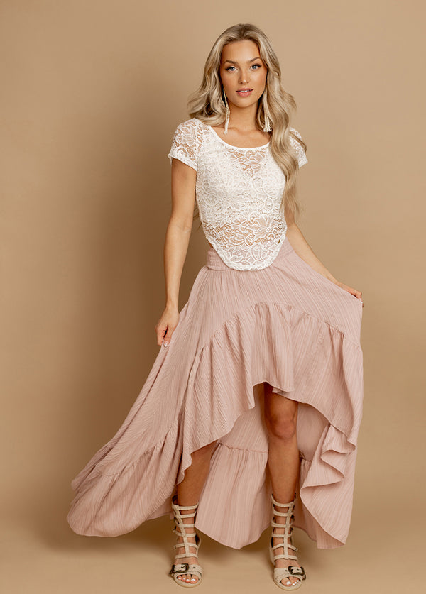 Elm Top in Cream - Joyfolie