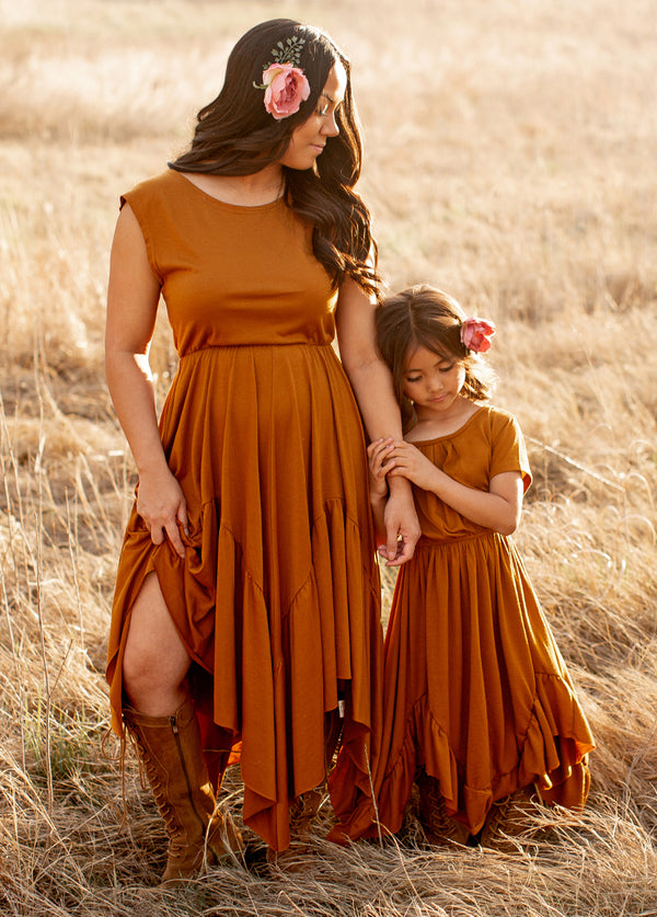 Pilar Dress in Spice - Joyfolie