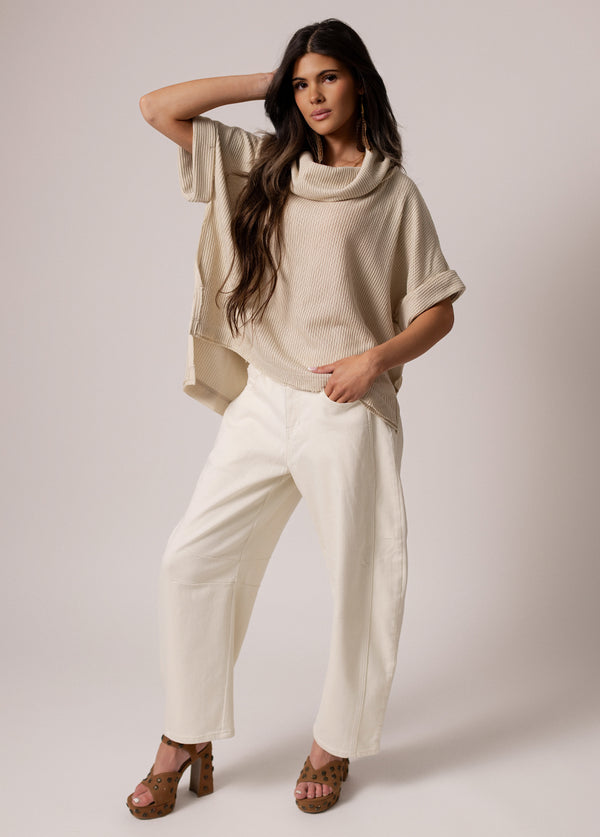 Laynie Top in Ecru - Joyfolie