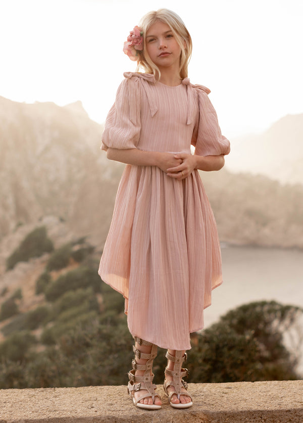 Maylie Dress in Desert Shell - Joyfolie