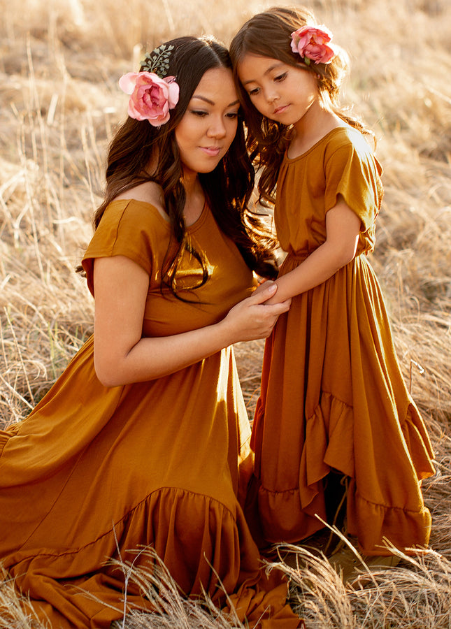 Pilar Dress in Spice - Joyfolie
