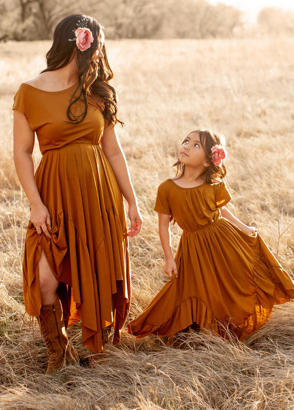 Pilar Dress in Spice - Joyfolie