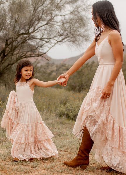 Catrin Dress in Shell | Best-Selling Maxi Dress | Joyfolie