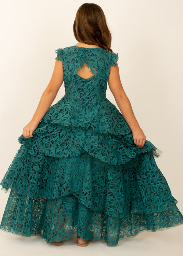 Azalea Dress in Teal - Joyfolie